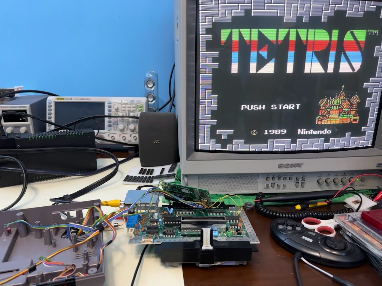 Nintendo NES front-load with NESRGB mod – ShootTheCore.tech